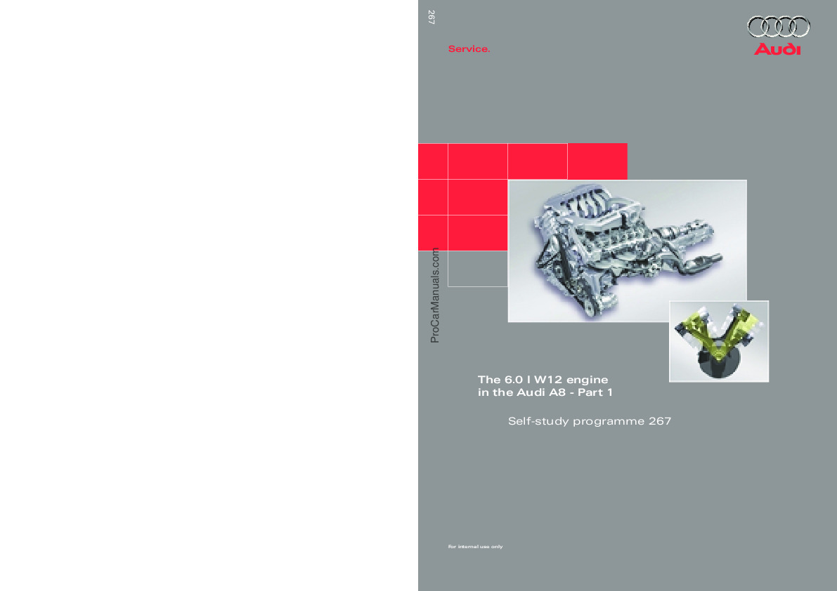 SSP 267 The 6,0l W12 Engine in the Audi A8 Part 1